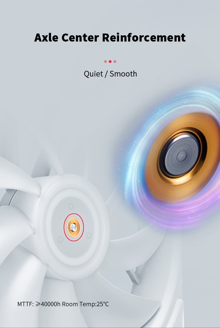 JONSBO ZF120W Computer Case Fan Wireless Tandem PWM ARGB Colorful ...