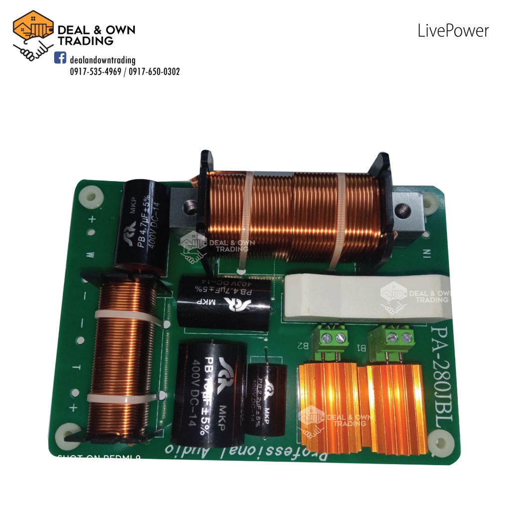 LivePower PA-280JBL 2 Way 1200 Watts crossover | Shopee Philippines