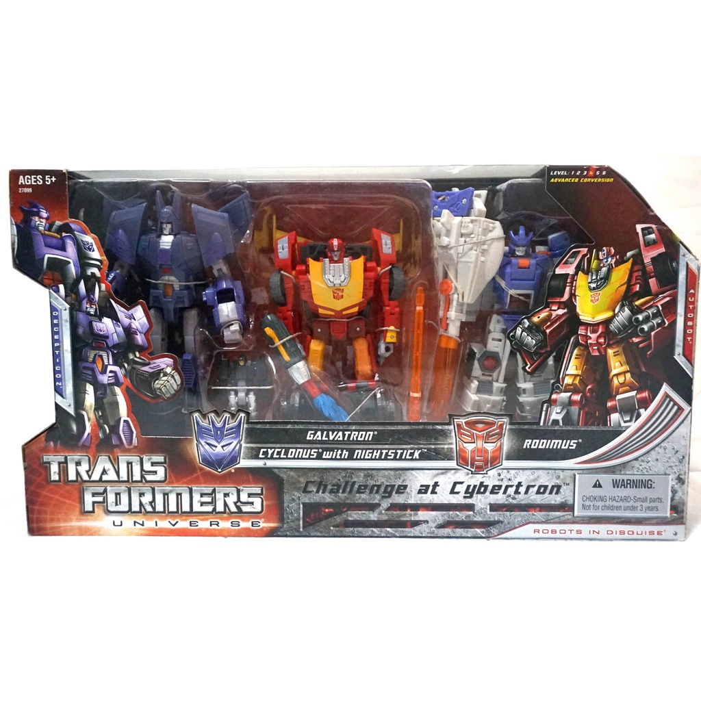 Transformers Universe NEW Challenge at Cybertron Galvatron Rodimus ...
