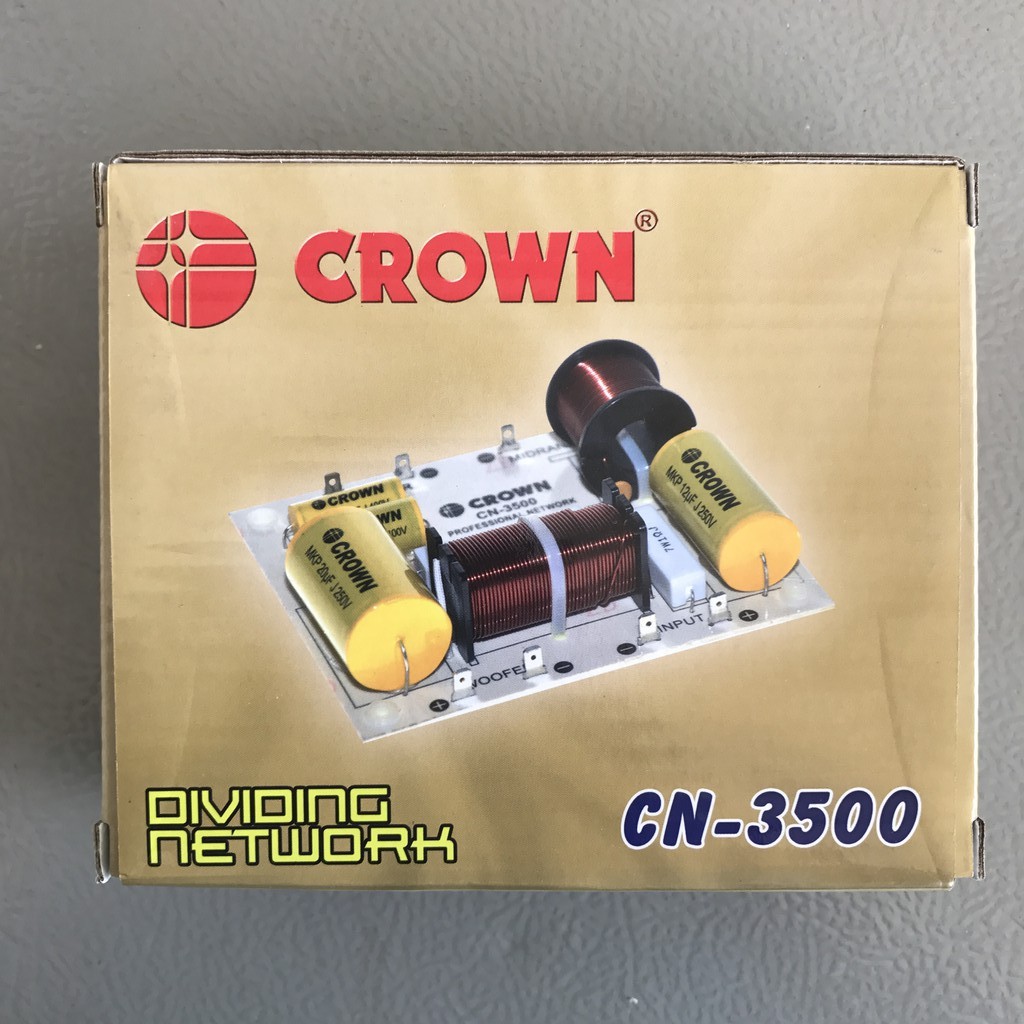Crown CN-3500 Divivding Network / 3-way 500 watts Dividing network / 3 ...