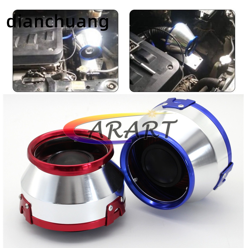 Car intake modified mushroom head metal shell intake bellows large flow ...