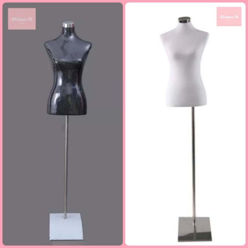 Adjustable Dress Fitting Form Half Body Mannequin With Metal Stand ...