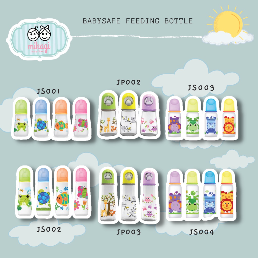 Micagibaby BABY SAFE Bottle JS001 JS002 JS003 JS004 JP002 JP003 ...