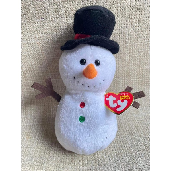 TY 7" Snowman Holiday Plushie Decor | Shopee Philippines