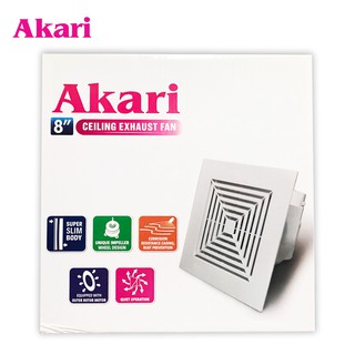 Akari 8-inch Ceiling Exhaust Fan (AEF-8C) | Shopee Philippines