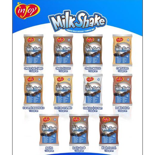 Injoy MilkShake Powder Mix 1kg | Shopee Philippines
