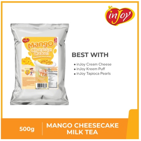 inJoy Mango Cheesecake Milk Tea 500g | Instant Powdered Milk Tea Drink ...