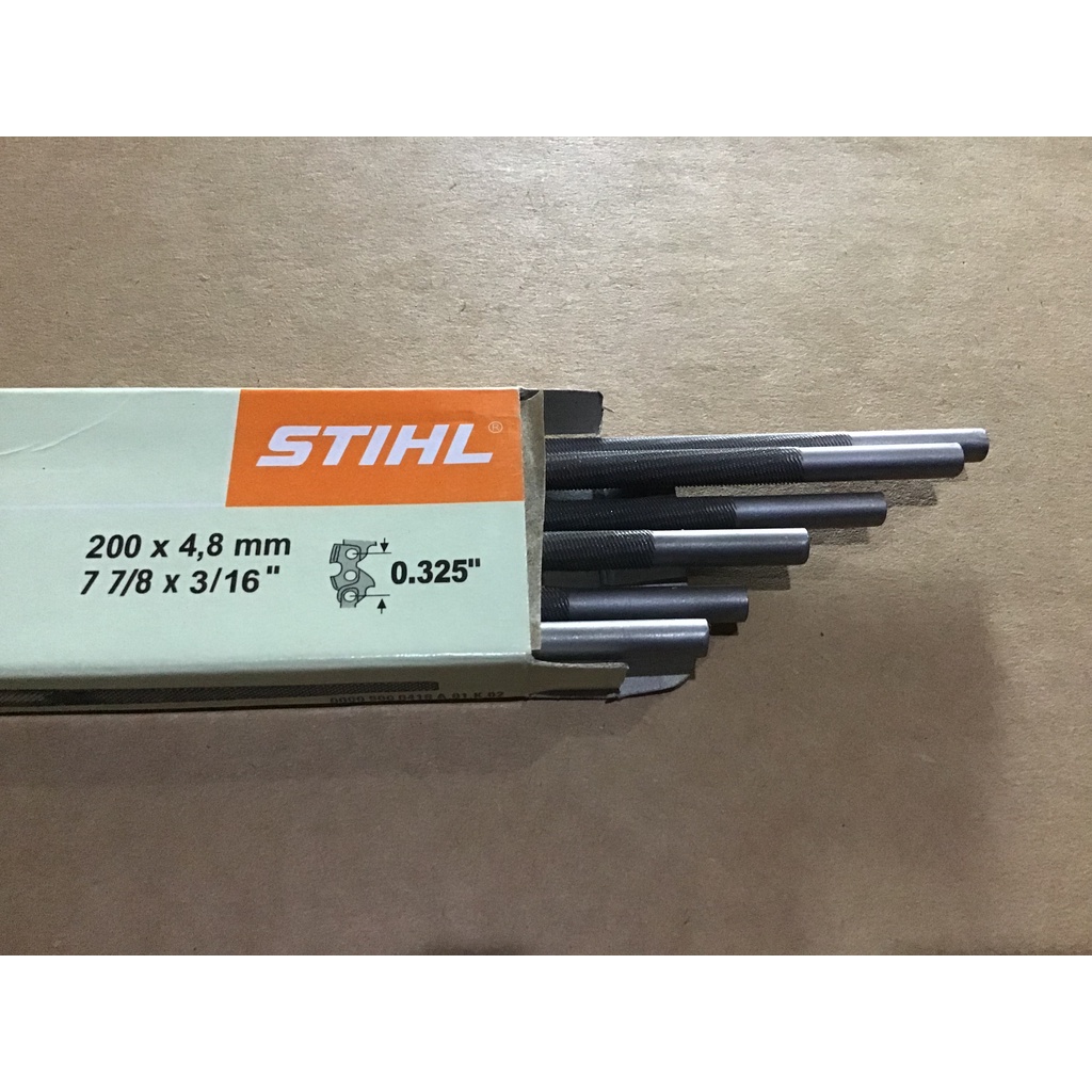 STIHL Round File 3/16 commonly used for 070 chainsaw (6 PIECES PACK ...