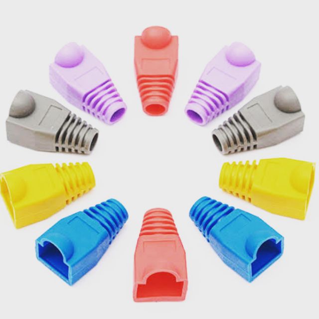 Network RJ45 Rubber boots 10 Pcs,20 Pcs,30 Pcs | Shopee Philippines