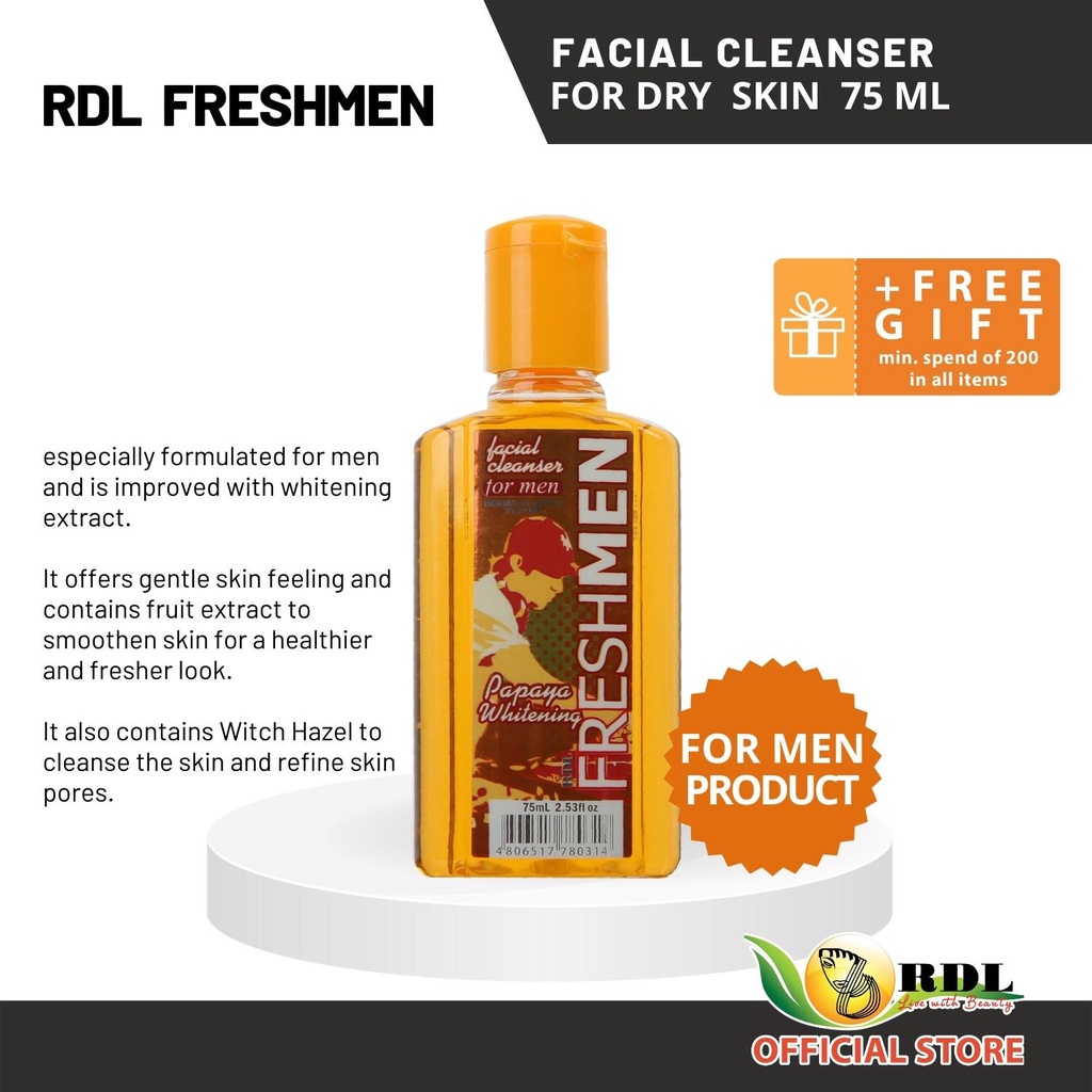 RDL Freshmen Facial Cleanser Papaya 75ml | Shopee Philippines