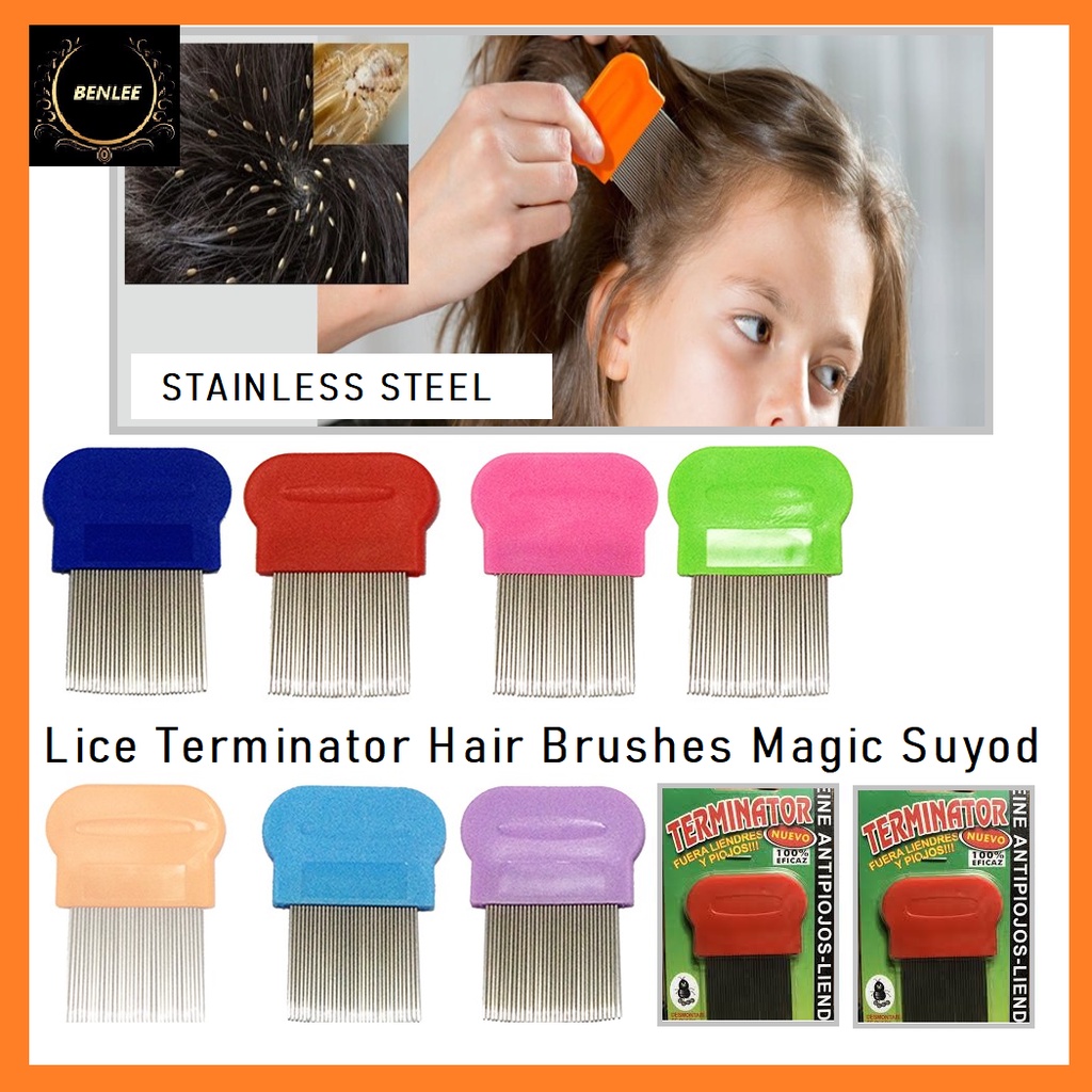 Stainless Steel Lice Terminator Hair Brushes Magic Suyod (Assorted ...