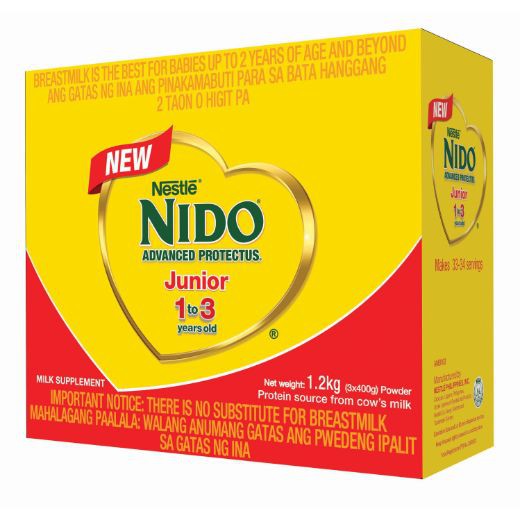 NIDO Junior Advanced Protectus Milk Supplement For Children 1-3 Years ...