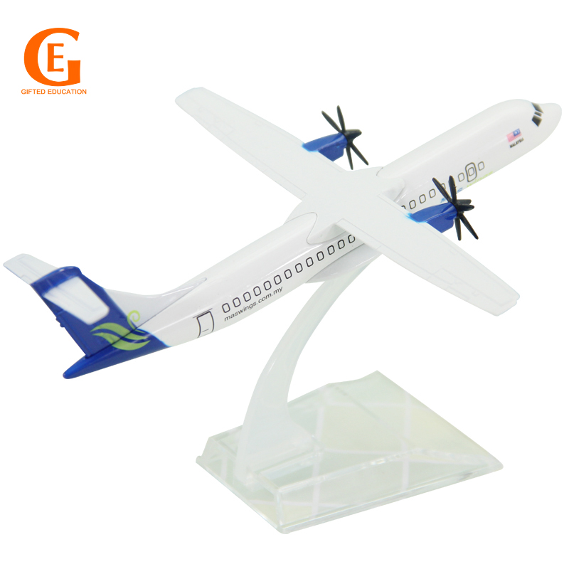 Malaysia ATR Aircraft Model MASwings ATR-72-500 Diecast Metal Airplane ...