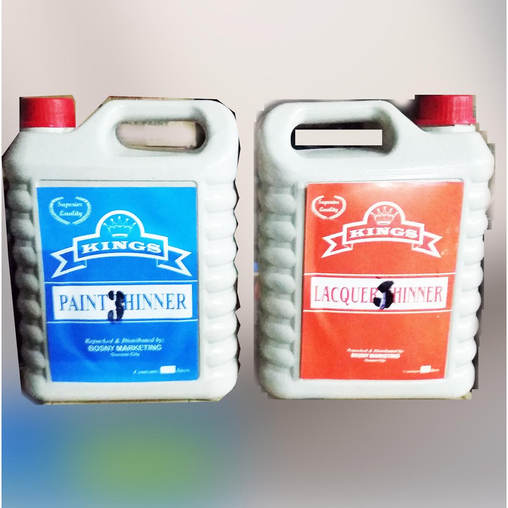 Kings Paint or Lacquer Thinners Gallon size 3 Liters | Shopee Philippines