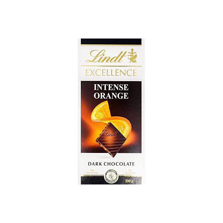 Lindt Excellence Orange Intense Dark Chocolate 100gr | Shopee Philippines