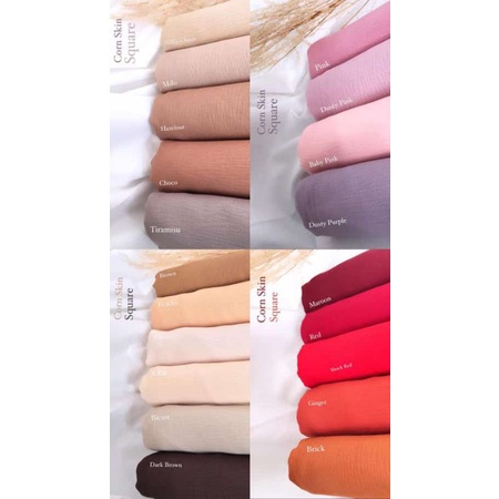 All corn skin SQUARE // corn skin Quadrilateral Veil | Shopee Philippines