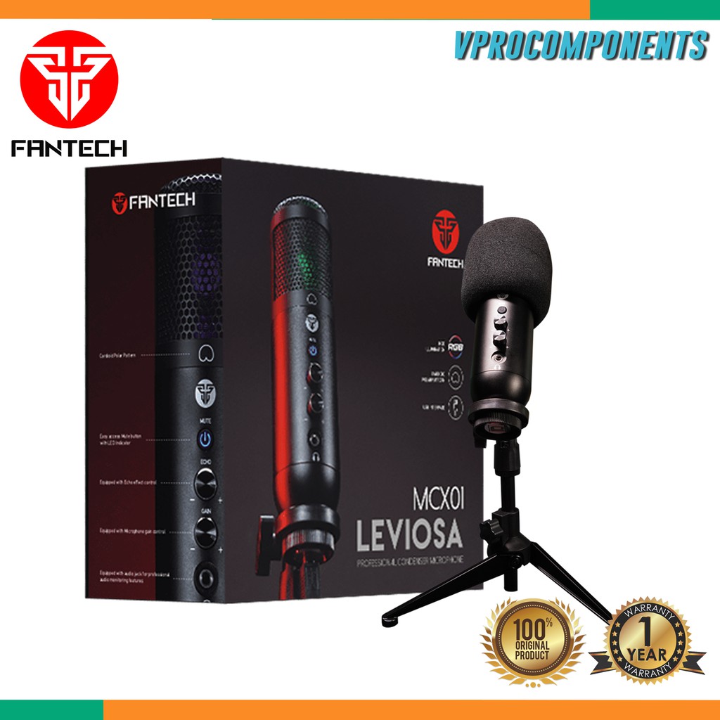 FANTECH MCX01 LEVIOSA Professional Condenser Mirophone | Shopee Philippines