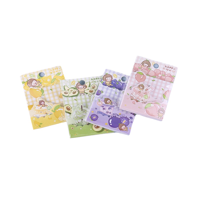 Miutiso Cute Sticky Notes Three Layers Memo Page Note Self-Stick Memo ...
