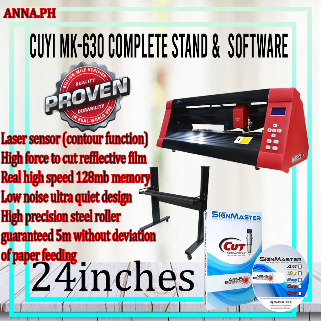 CUYI HEAVY DUTY MK-630 CUTTER PLOTTER MACHINE 24 INCHES | Shopee Philippines