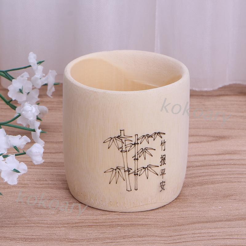 Bamboo Drinking Cup Coffee Tea Mug Beer Milk Wine Glass | Shopee ...