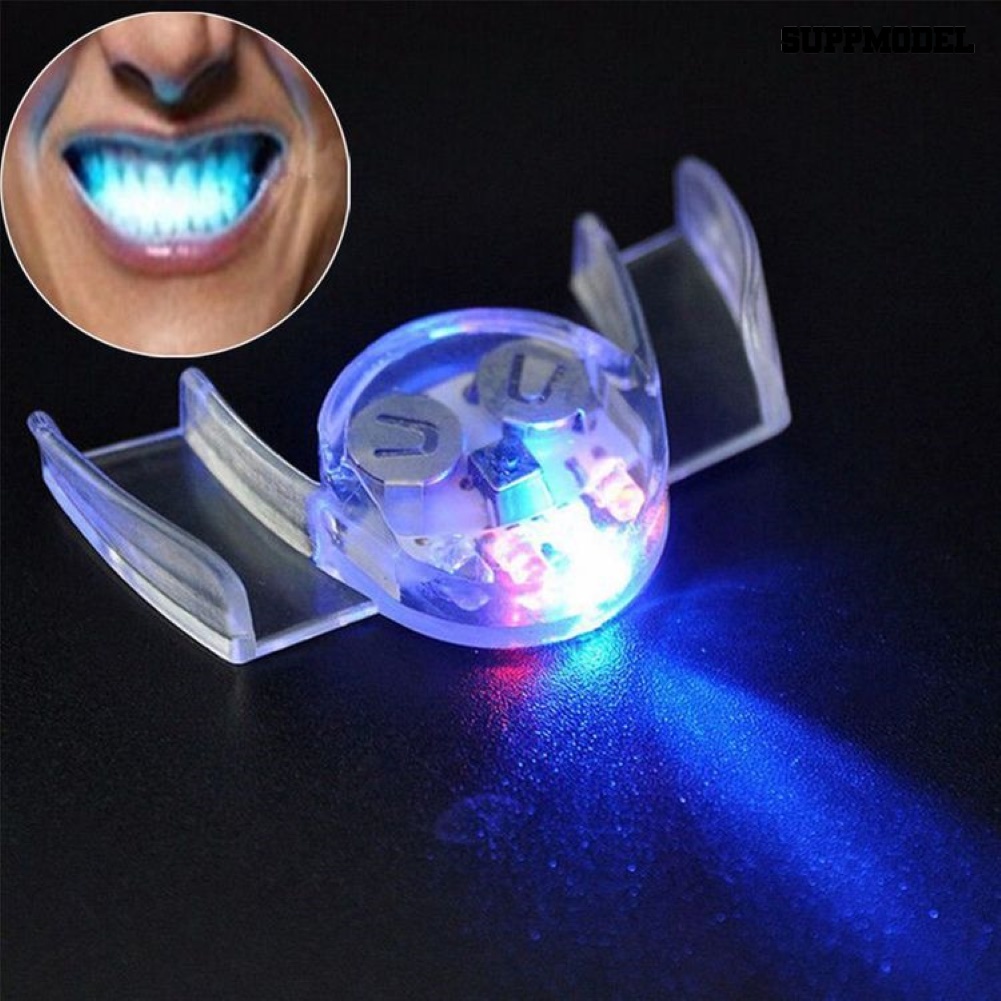 Flashing Braces LED Glowing Tooth Lights Funny Toys Halloween Toys ...