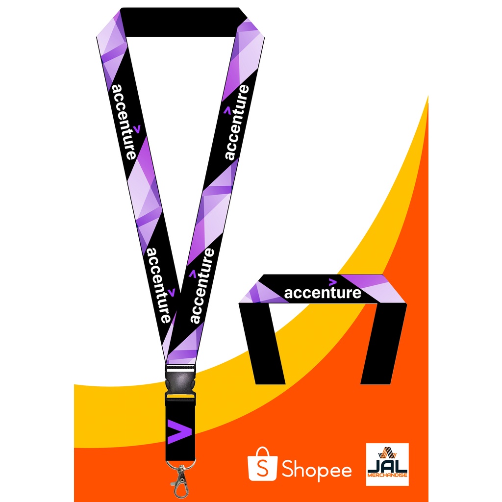 ACCENTURE ID lace / ID lanyard / ID sling | Shopee Philippines
