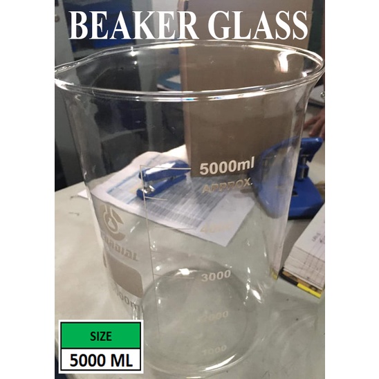 Beaker Glass 5000ml ( 5 Liters) | Shopee Philippines
