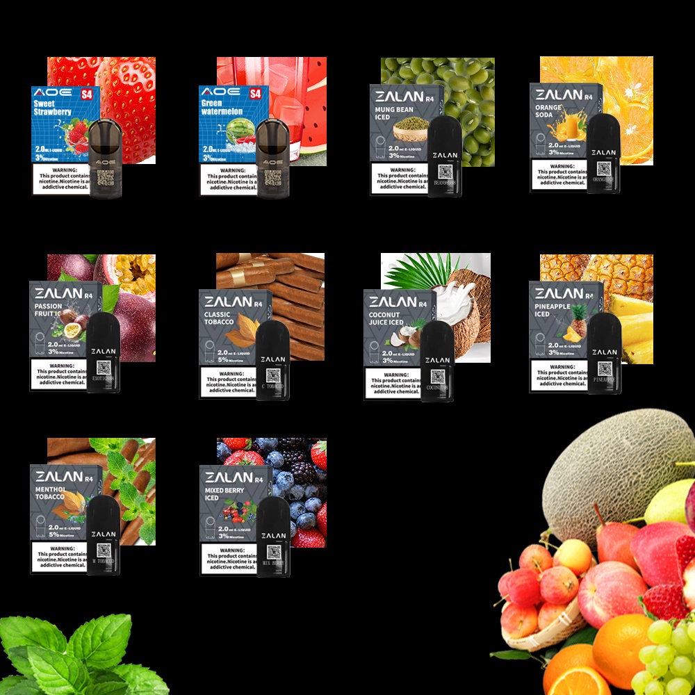 AOE zalan vape pod device set zalan r5 infinite (rechargeable ...