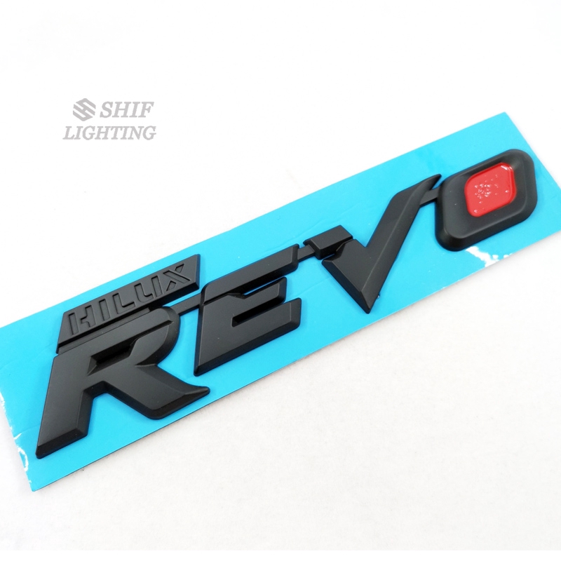 1 X ABS Black HILUX REVO Logo Car Auto Emblem Badge Sticker Decal ...