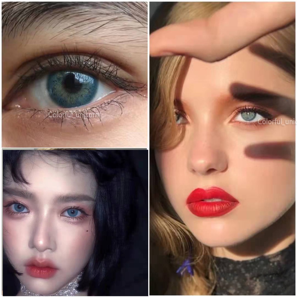 Colorhunter Graded Contact Lens Russian Girl Blue Grade 0.00 -8.00 ...