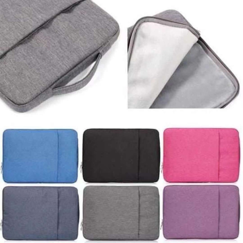 Laptop Pouch 13 14 15 Inch Zipper Soft Sleeve Laptop Sleeve Bag Water