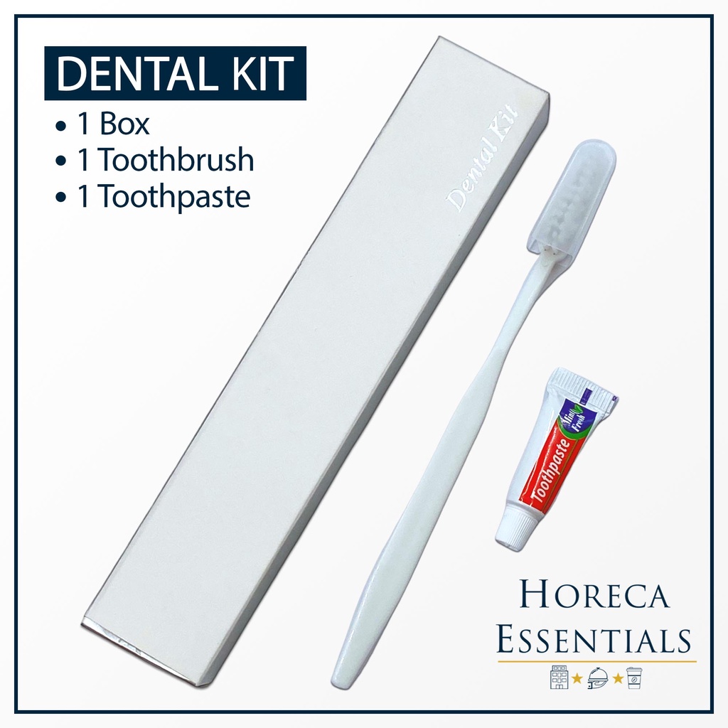 Dental Kit - Toothbrush and Toothpaste with Box for Hotel & Airbnb ...