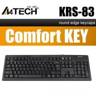 A4tech Krs-83 Kk-3 USB Comfort Key Rounded Edge Keyboard | Shopee Philippines