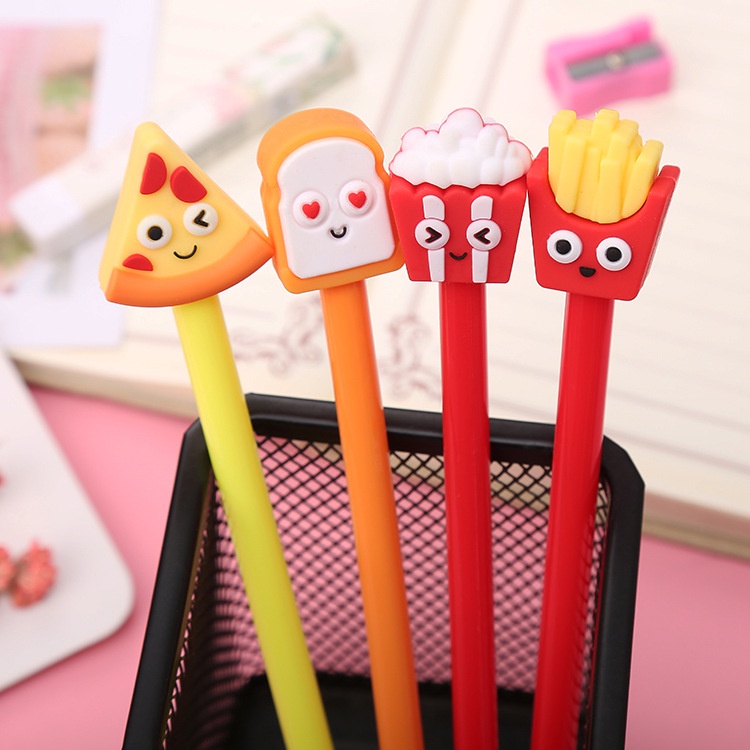 Cute Fast Food School Office Stationery Gel Pen Sweet Lovely Funny ...