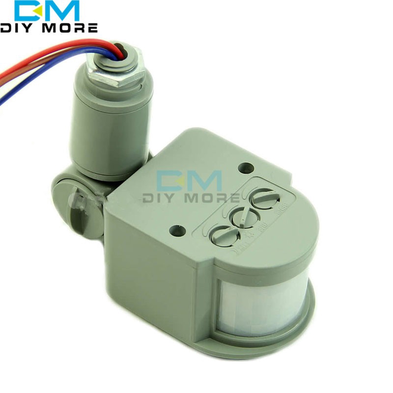 Security LED Light Infrared PIR Motion Sensor DC 12V 12M Detector Wall ...