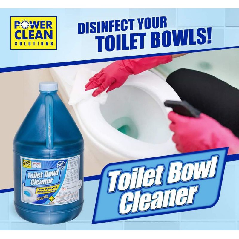 LEGIT Powerclean Toilet Bowl Cleaner and Disinfectant - 1 Gallon ...