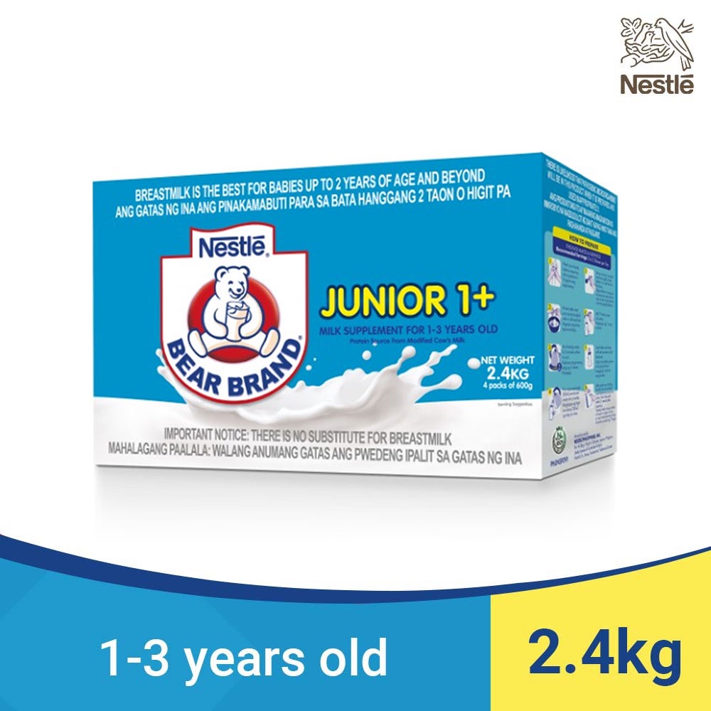 Bear Brand Junior Plain 2.4Kg | Shopee Philippines