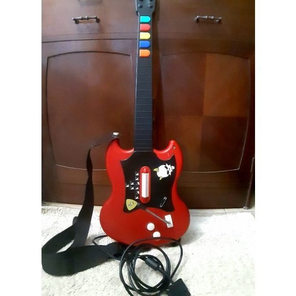 Rare, Official PS2 Guitar Hero Red Octane SG Controller, Wired, EUC ...