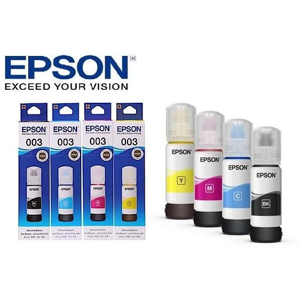 Ink Epson 003 (sealed and authentic) for Epson EcoTank | Shopee Philippines