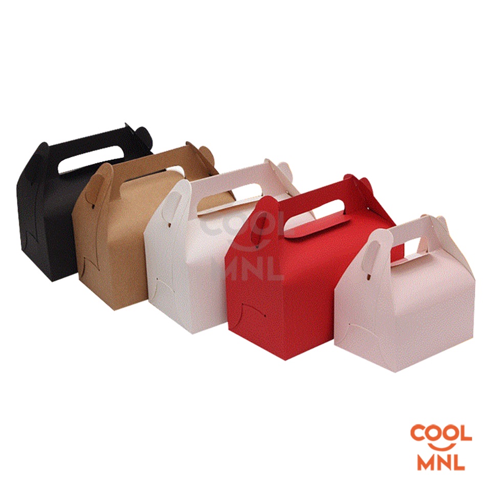 Pastry Kraft Paper Case Cake Cookie Food Packaging Box White or Natural ...