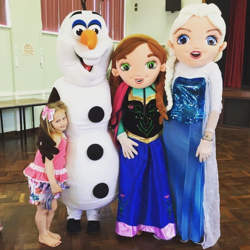 Frozen Mascot Costume Elsa Anna Mascots Costumes Maskot Frozen Let It Go Shopee Philippines