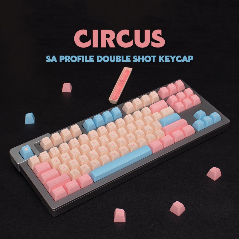 keycaps,170 keys CIRCUS KEYCAPS SA PROFILE DOUBLE SHOT Personalized ...