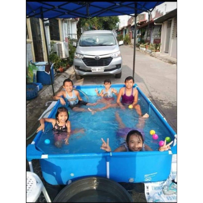 BESTWAY STEEL PRO 2.21M x 1.50M x 43CM with FREEBIES | Shopee Philippines