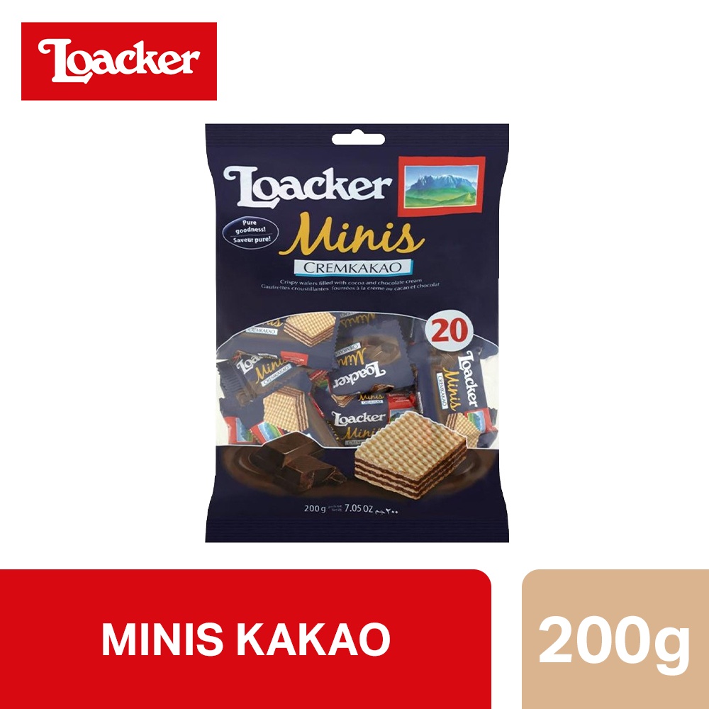 Loacker Minis Kakao Wafer 200g | Shopee Philippines