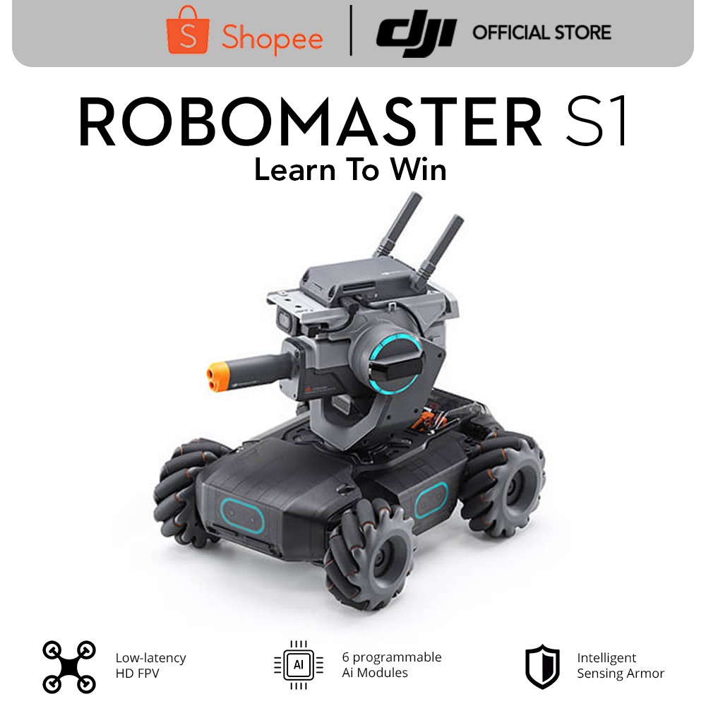 DJI RoboMaster S1 Educational Robot Intelligent AI Scratch Python ...