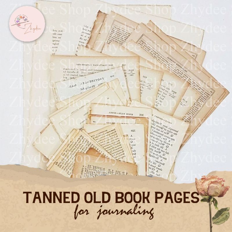 Tanned/Vintage/Old Book Pages | Shopee Philippines