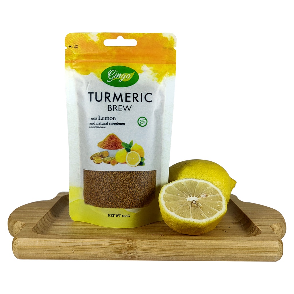 GINGA Turmeric Brew with Lemon 100g | Shopee Philippines