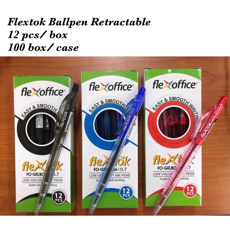 Flexstok Retractable Ballpen | Shopee Philippines