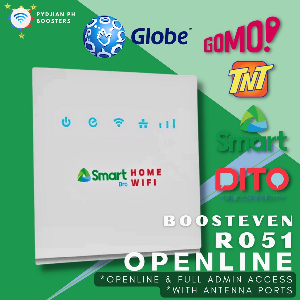SMART PREPAID HOME WIFI LTE (BOOSTEVEN R051) OPENLINE & WITH BAND ...