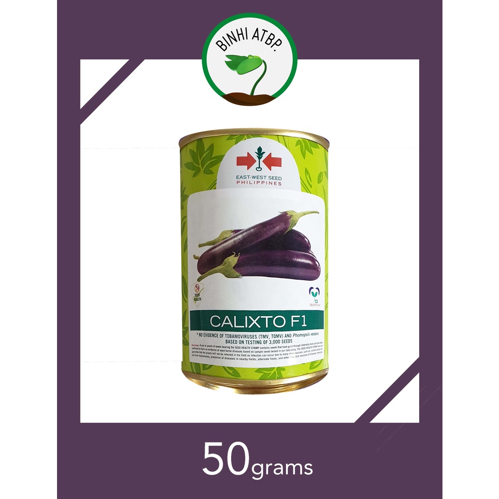 East-west Calixto F1 Eggplant Seeds (50 Gr Can) | Shopee Philippines